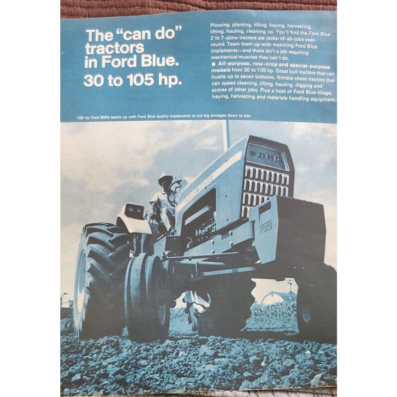 Ford | Other | 97 Ford 30 To 105 Horse Power Tractors Magazine ...